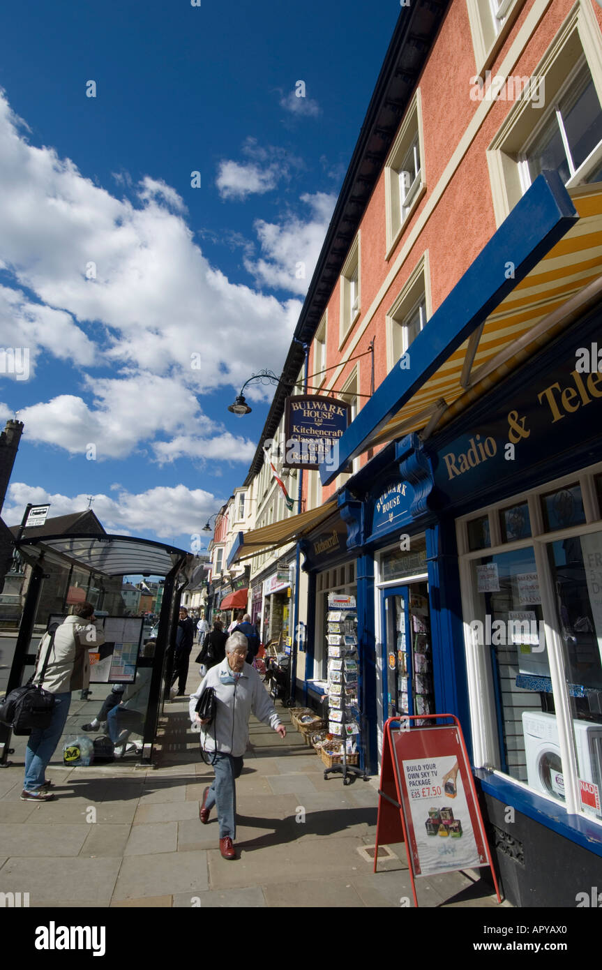 Brecon Street Brecon Town High Resolution Stock Photography and Images ...