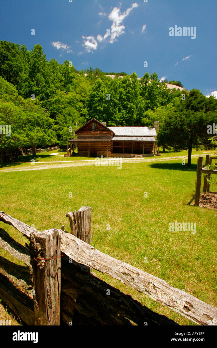 Historic Farm, Stone Mountain State Park, Traphill, North Carolina, USA ...