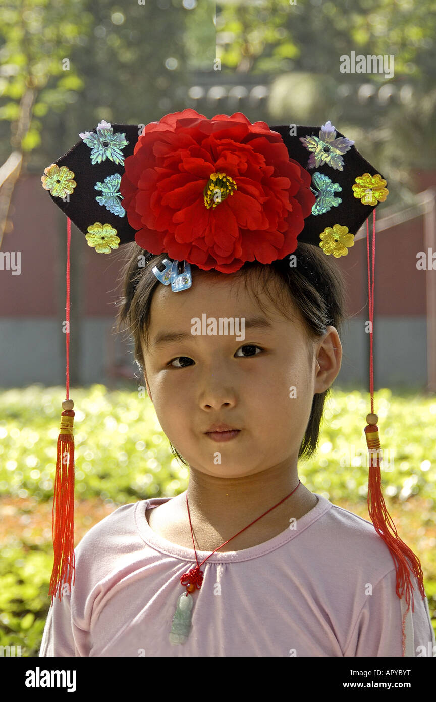 Beijing Summer Palace Chinese Girl China Stock Photo - Alamy
