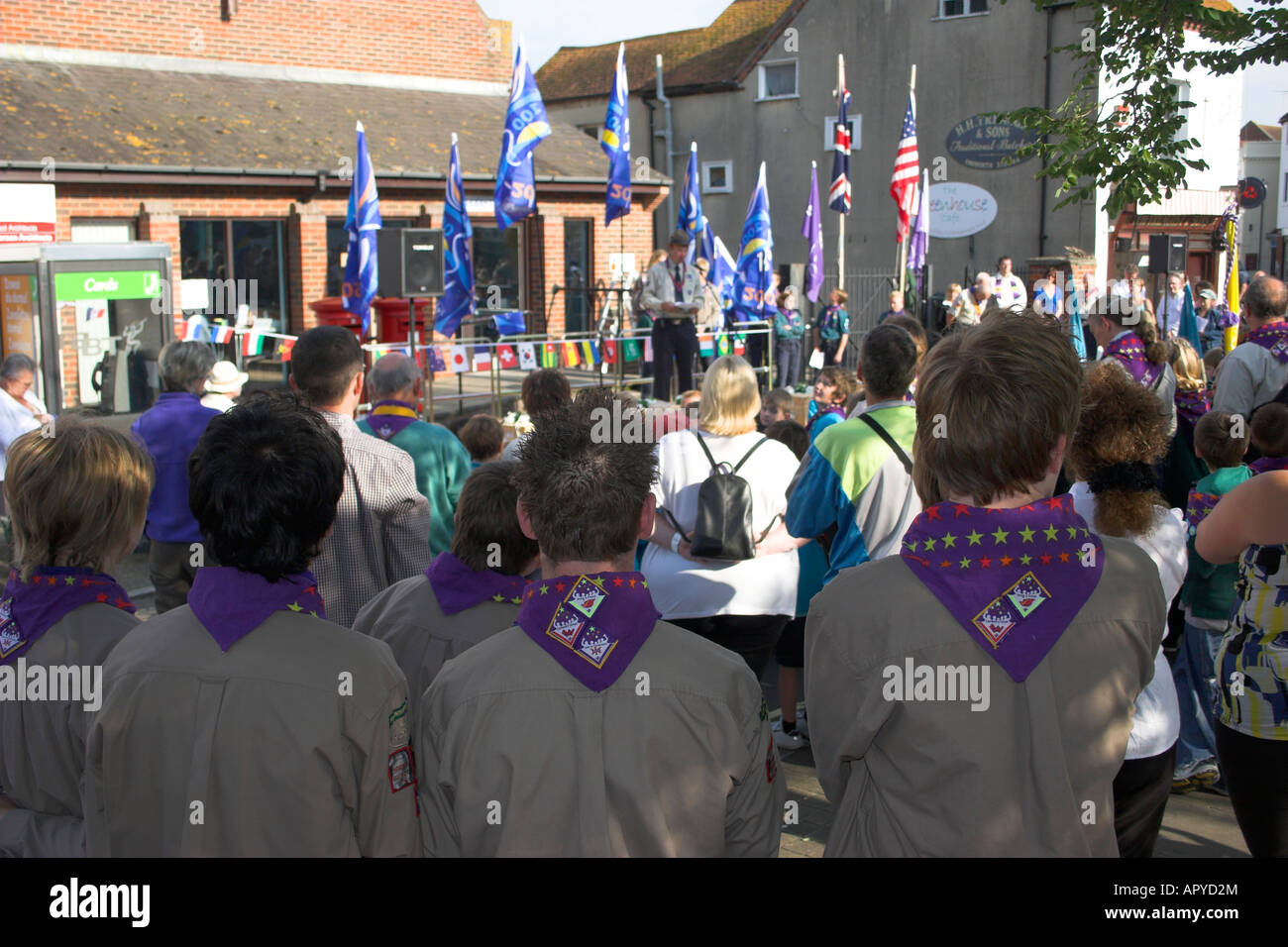 Scout centenary sunrise celebration Stock Photo - Alamy