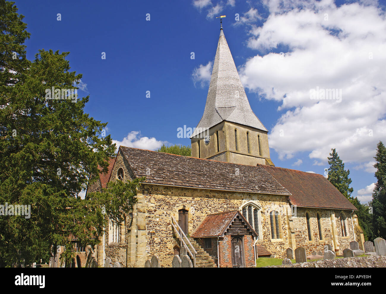 St james church shere surrey hi-res stock photography and images - Alamy