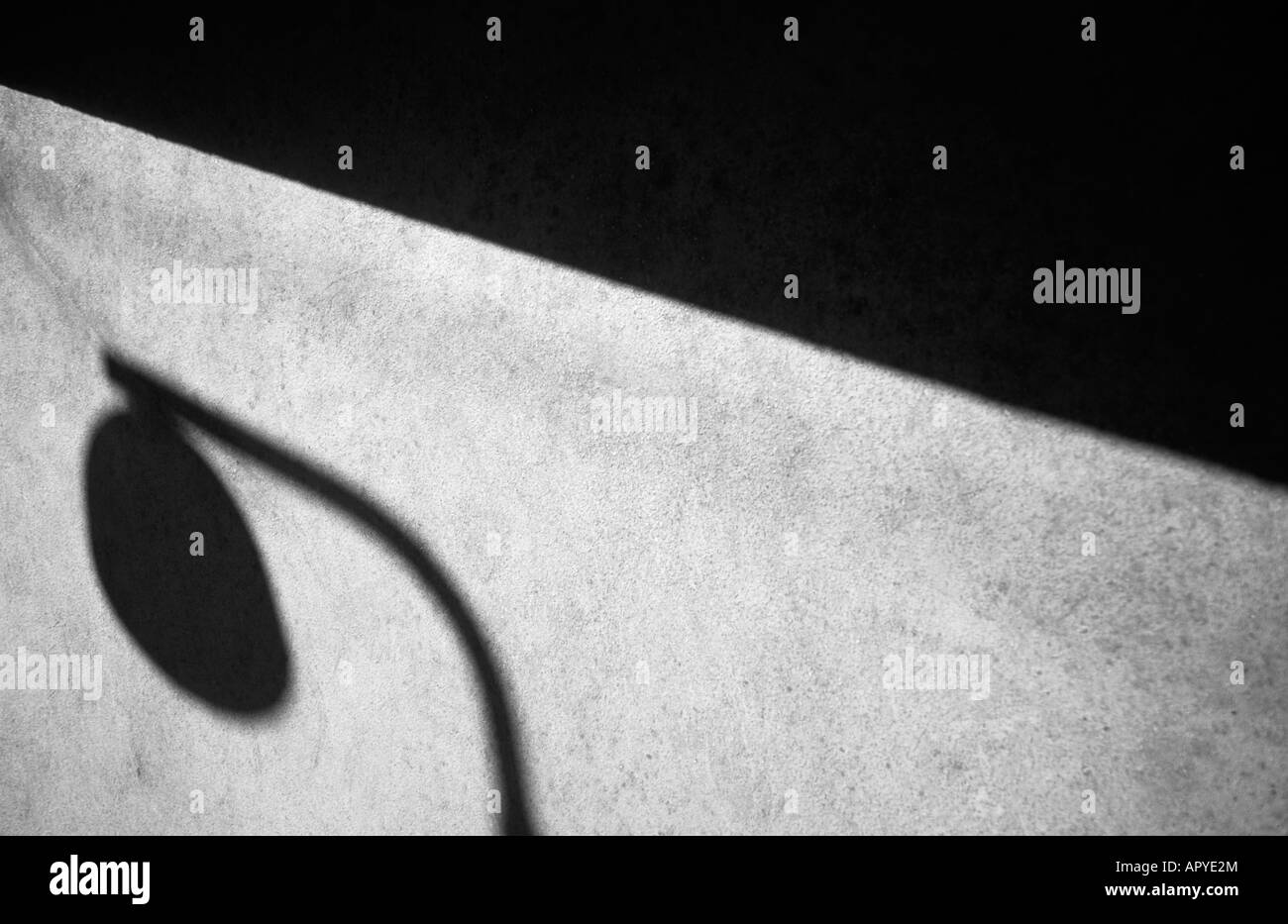 SHADOW OF A STREET LAMP Stock Photo - Alamy