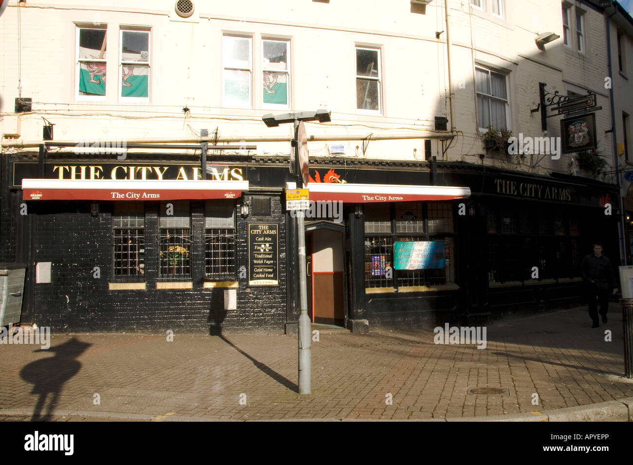 City Arms Quay St Cardiff Stock Photo - Alamy