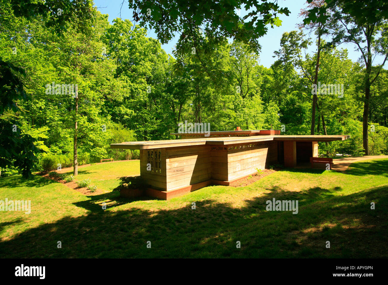 Frank Loyd Wright's Pope Leighey House, Alexandria, Virginia, USA Stock ...