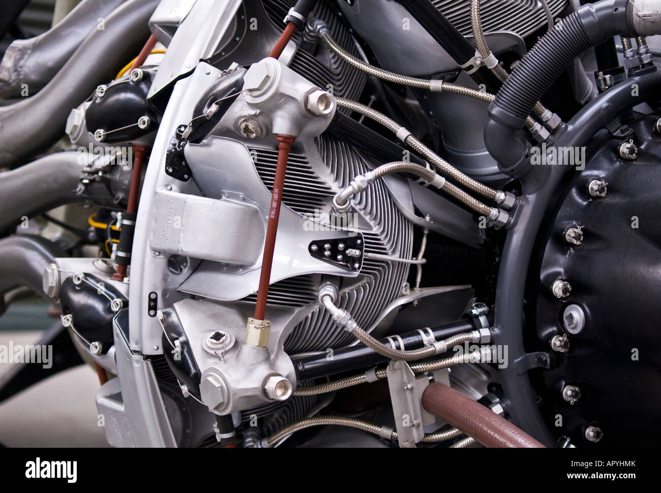 Close up of an aircraft engine Stock Photo - Alamy