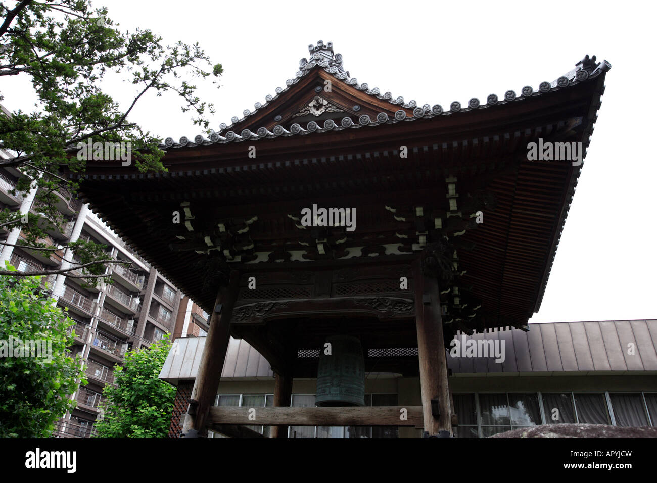 Bell in Higashi Honganji temple in Sapporo Hokkaido Japan Stock Photo ...