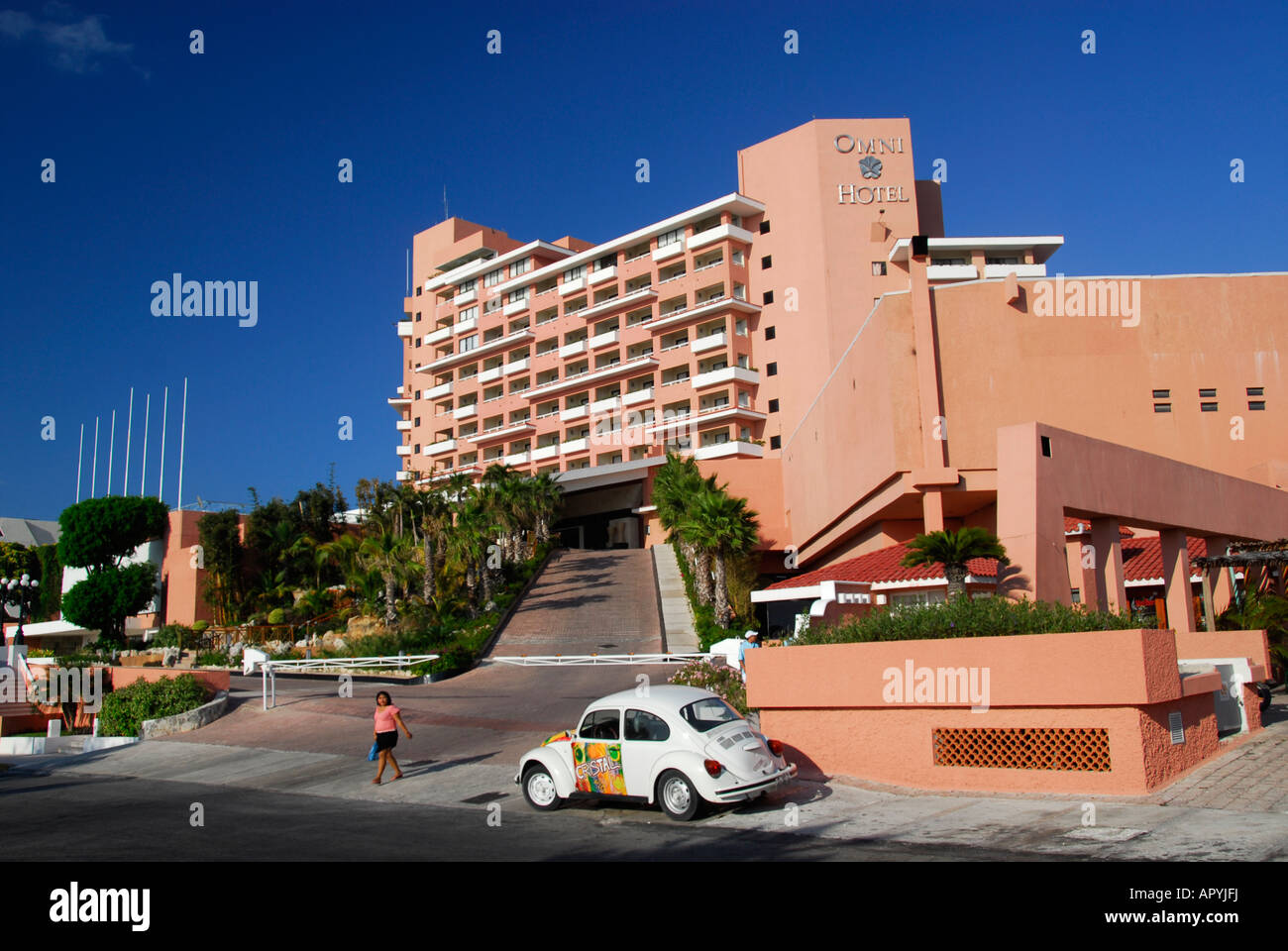 Tourist resort in Cancun, Quintana Roo State, Mexico, North America ...