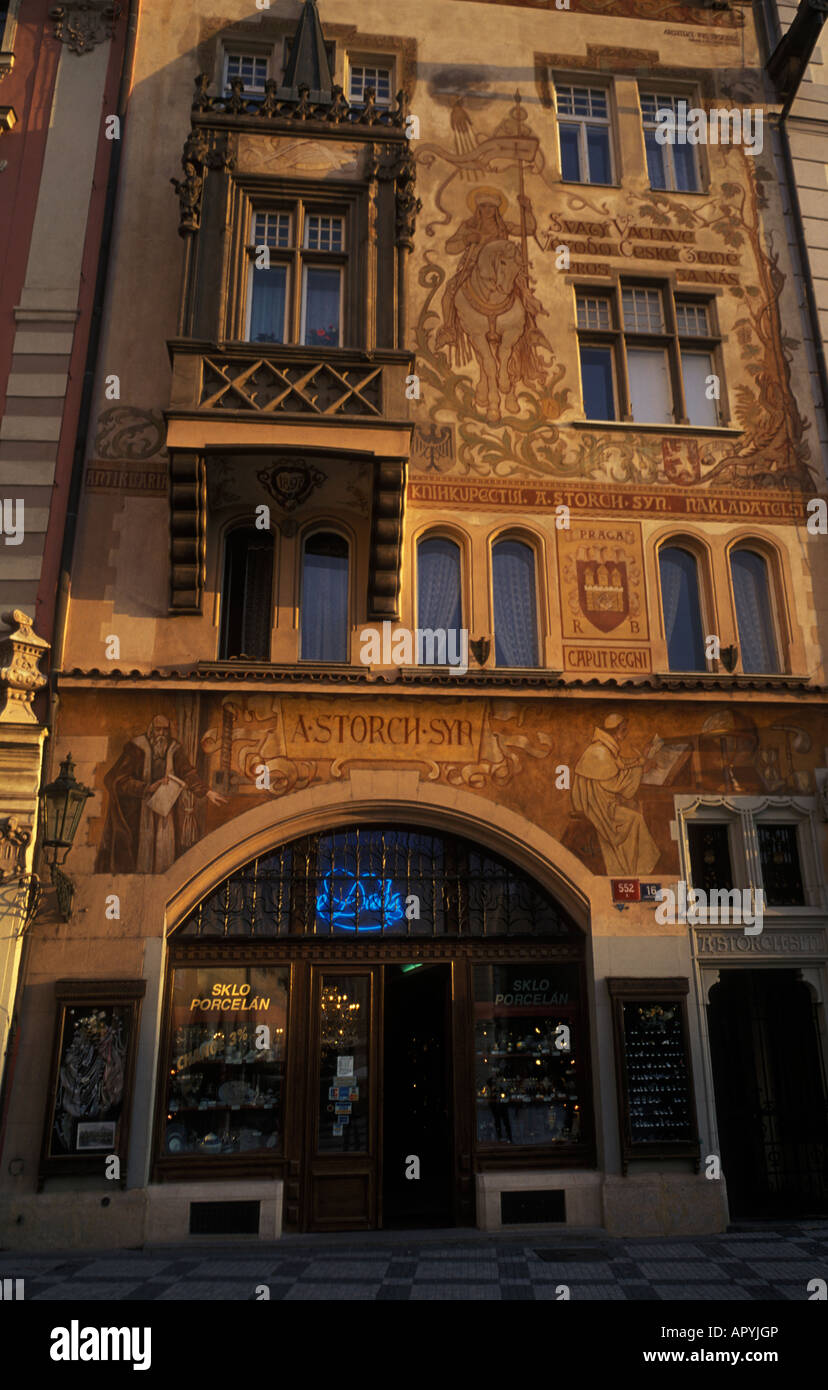 Building in the old town square, Prague Stock Photo - Alamy