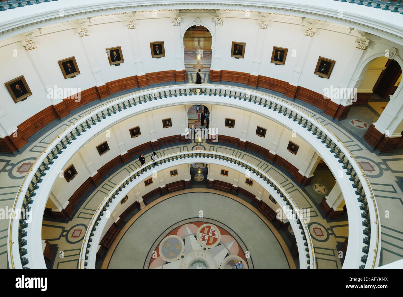 Texas Capitol Dome Interior Austin High Resolution Stock Photography ...