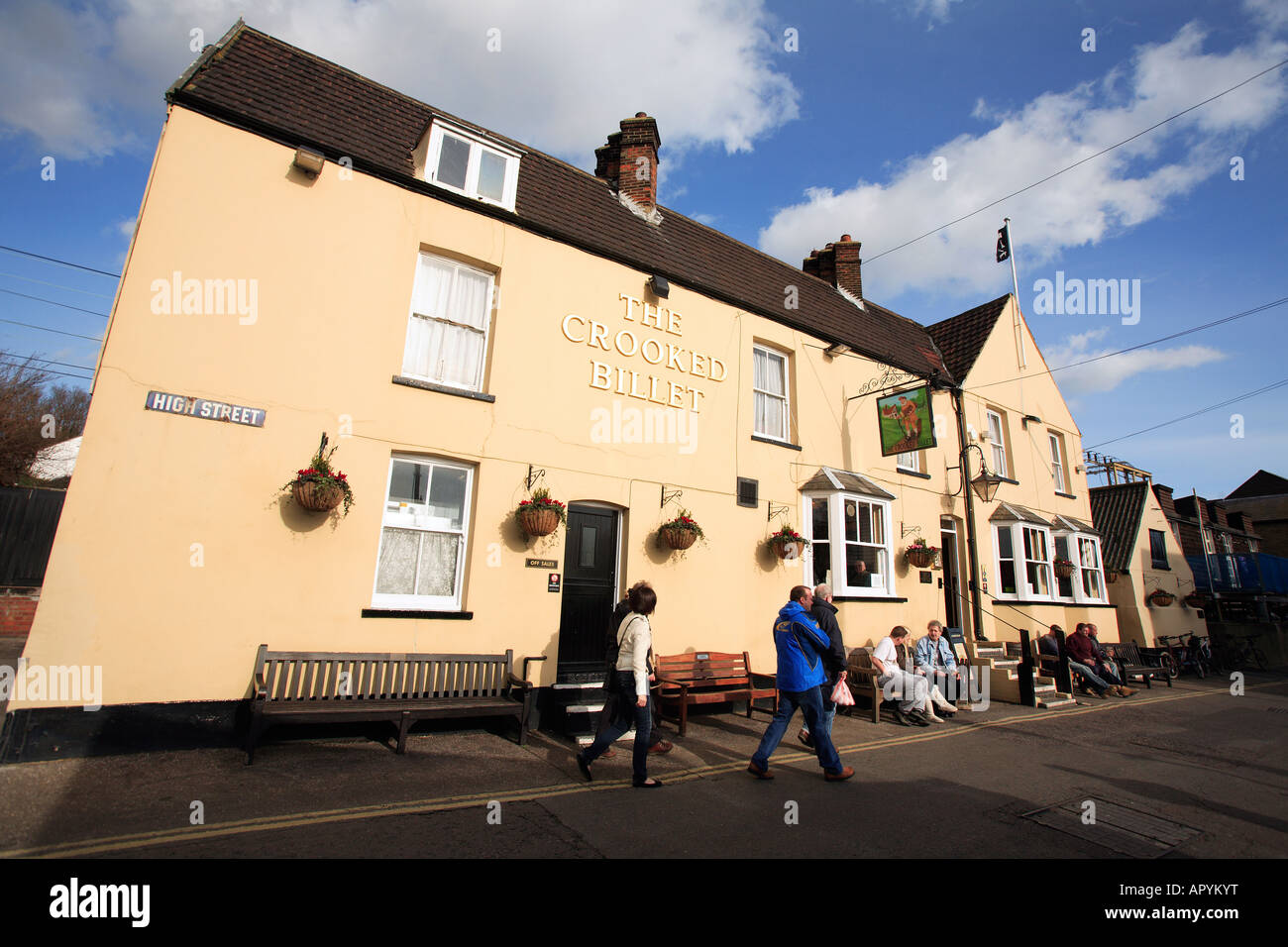 united kingdom essex old leigh on sea the crooked billet public house ...