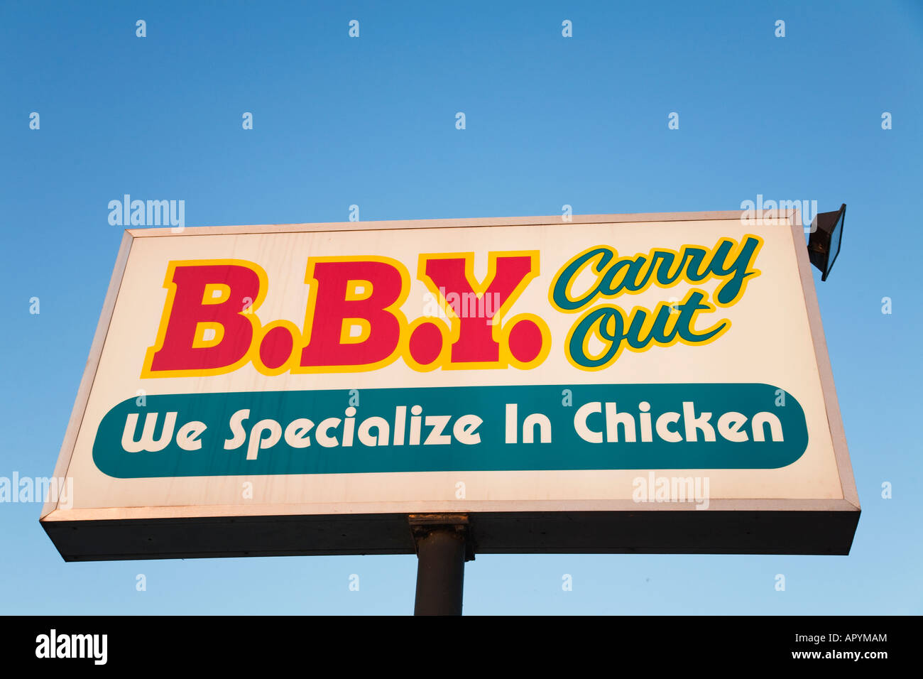 ILLINOIS Dixon Sign for B B Y carry out restaurant specialize in ...