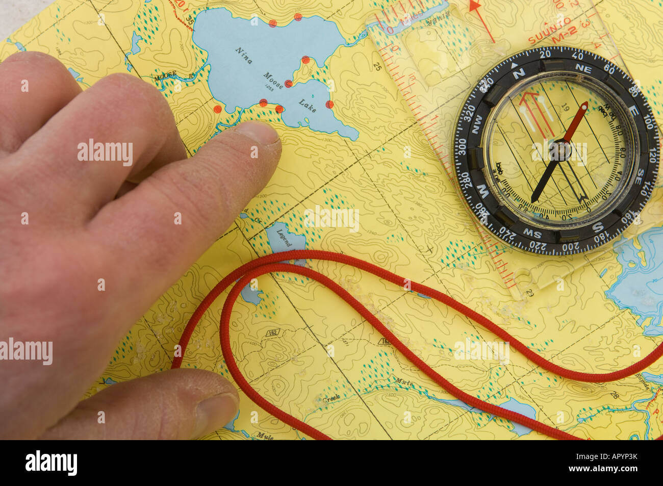 Map boundary waters canoe area hi-res stock photography and images - Alamy