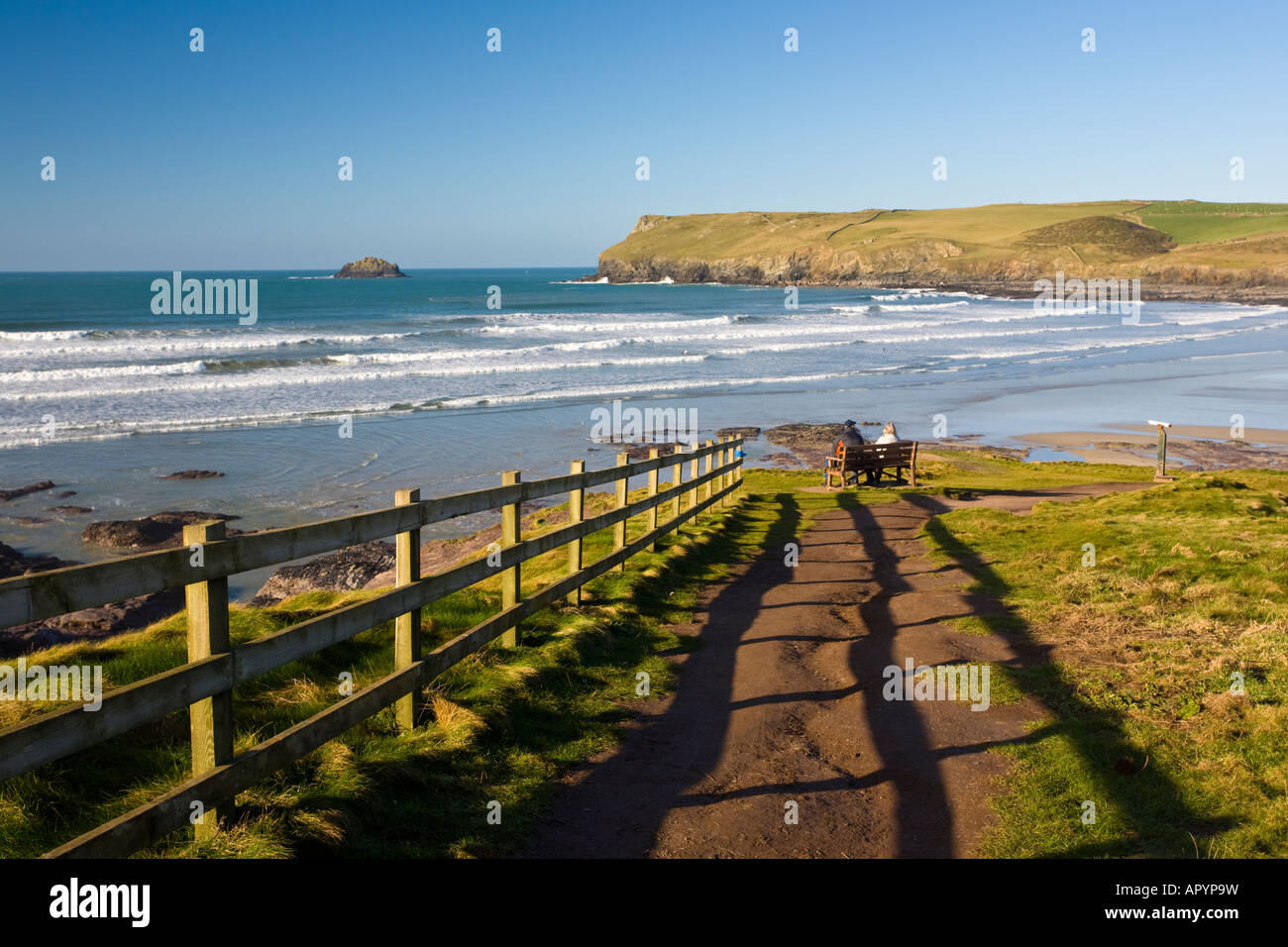 Polzeath coastal path hi-res stock photography and images - Alamy