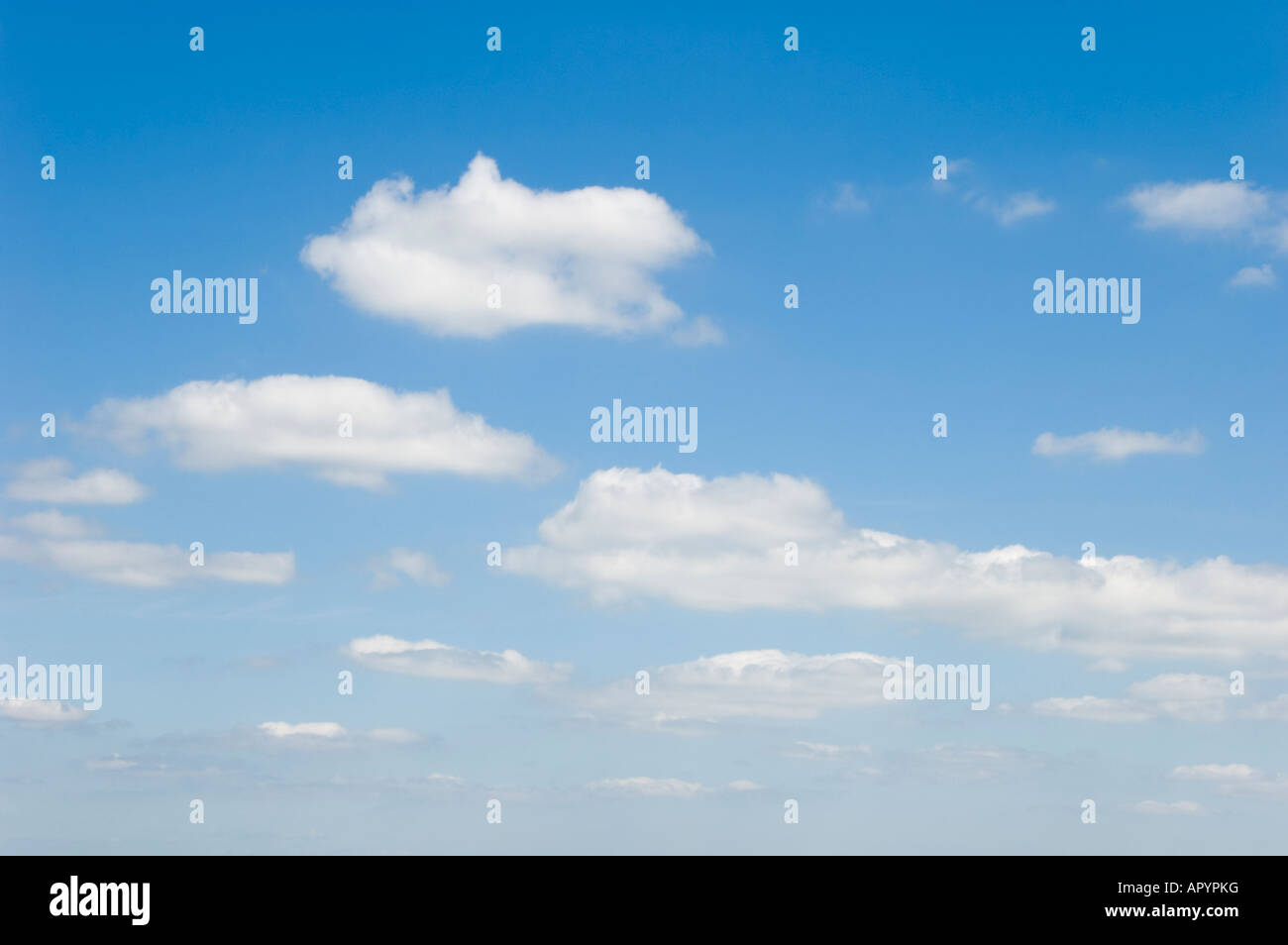 Clouds in fair weather sky for background and meteorology uses, high ...