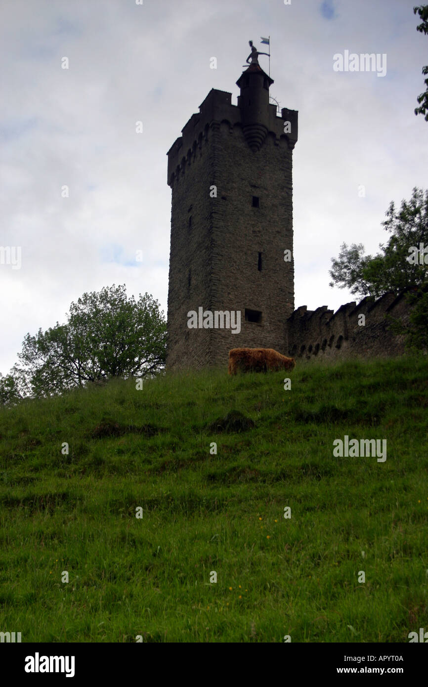 The Tower on historical Musegg Wall Lucerne Switzerland Stock Photo - Alamy