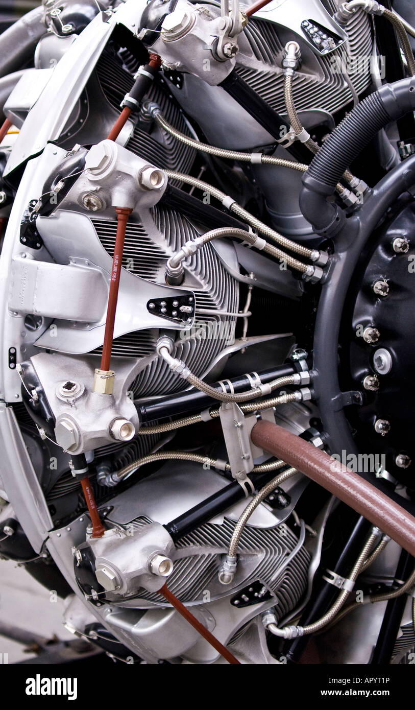 Close up of an aircraft engine Stock Photo - Alamy