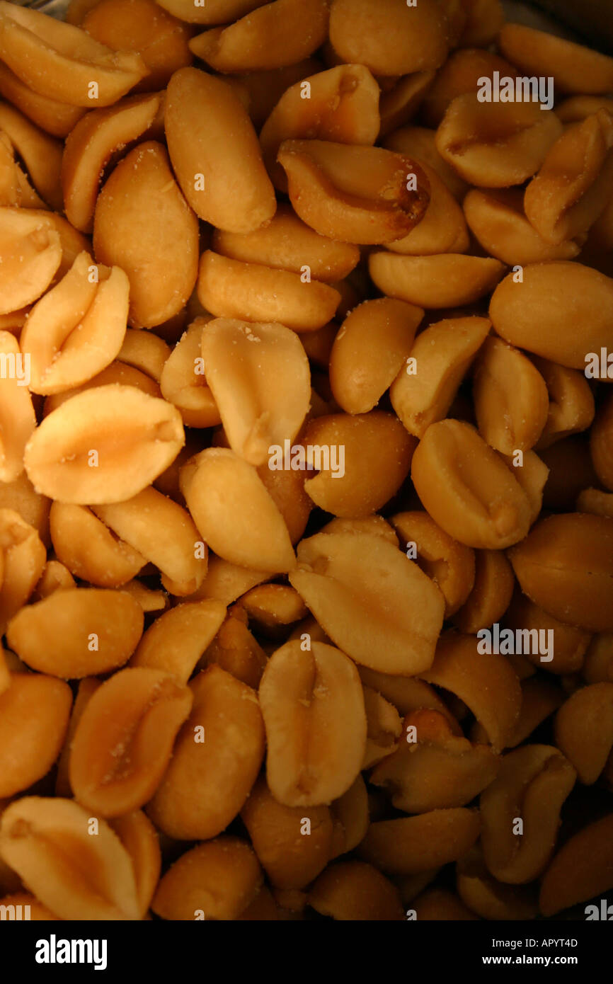 Salted Roasted Peanuts Stock Photo - Alamy