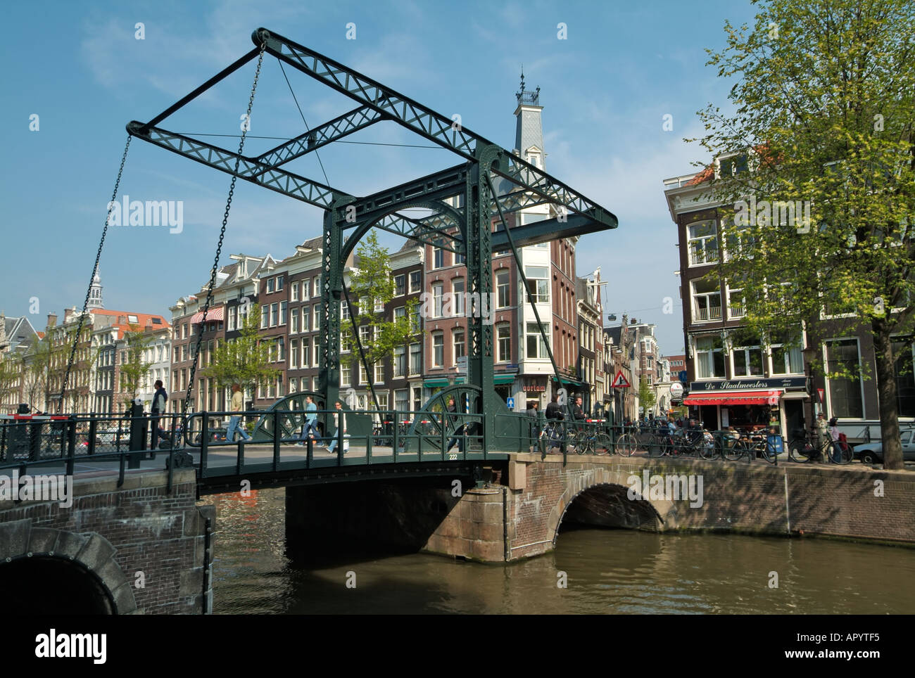 Canal Bridge Amsterdam Holland The Netherlands Stock Photo - Alamy
