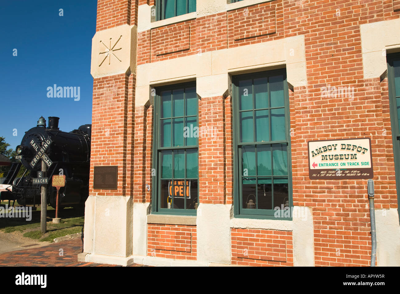 ILLINOIS Amboy Illinois Central Depot museum National Register of ...