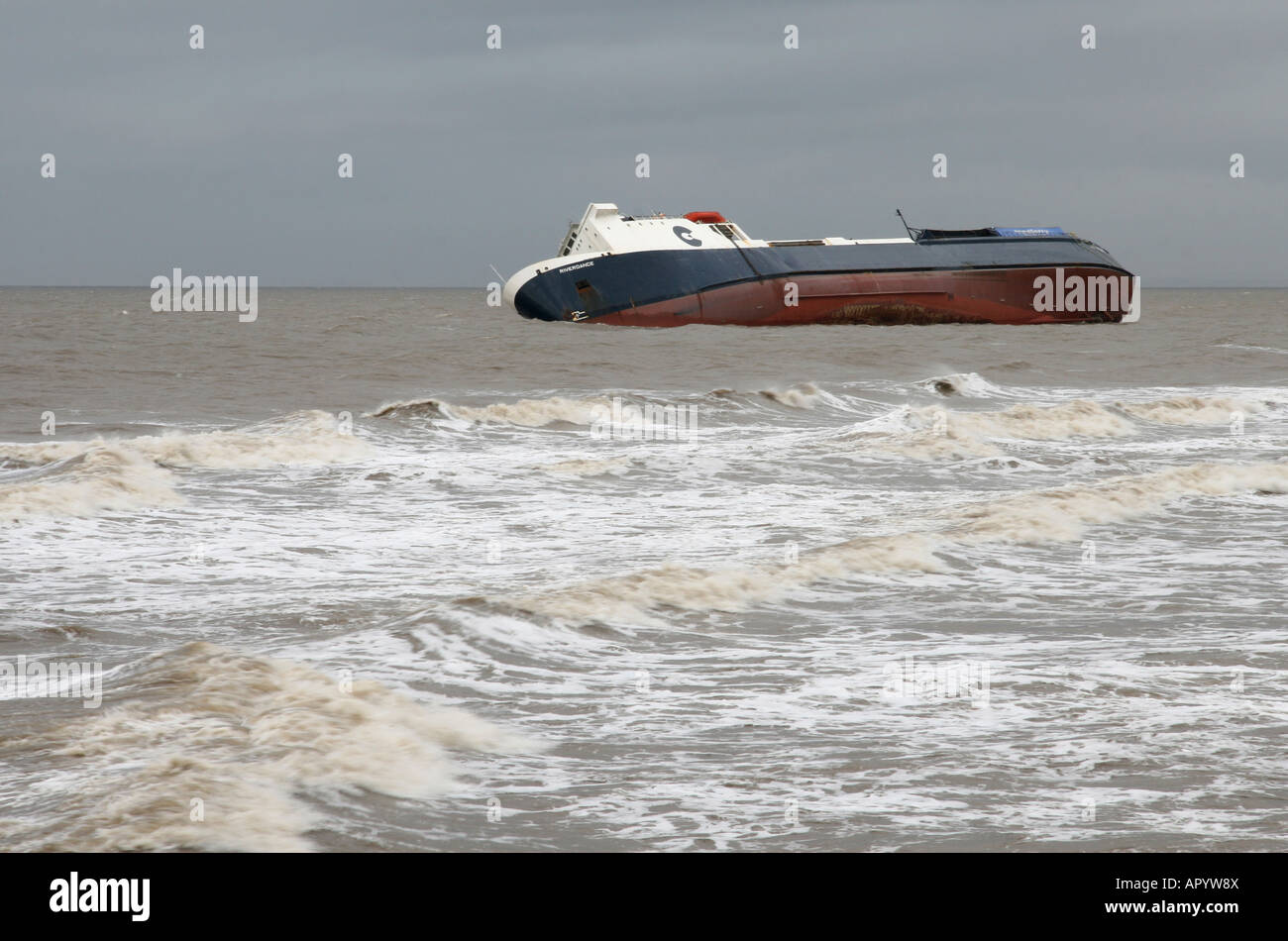 Riverdance ferry owned by Seatruck Ferries which was on its way from ...