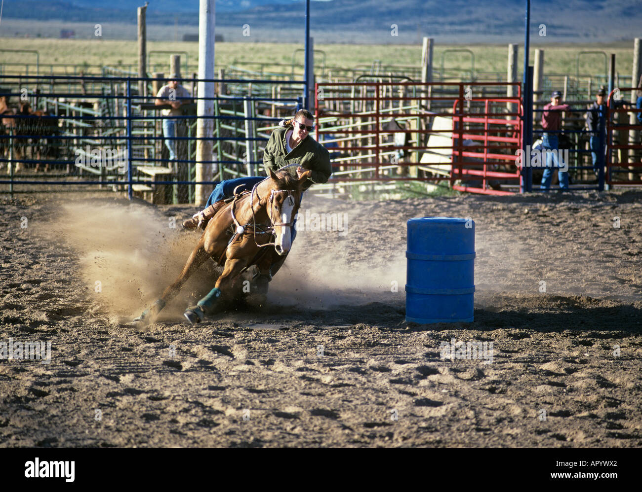 Rodeo fences hi-res stock photography and images - Alamy
