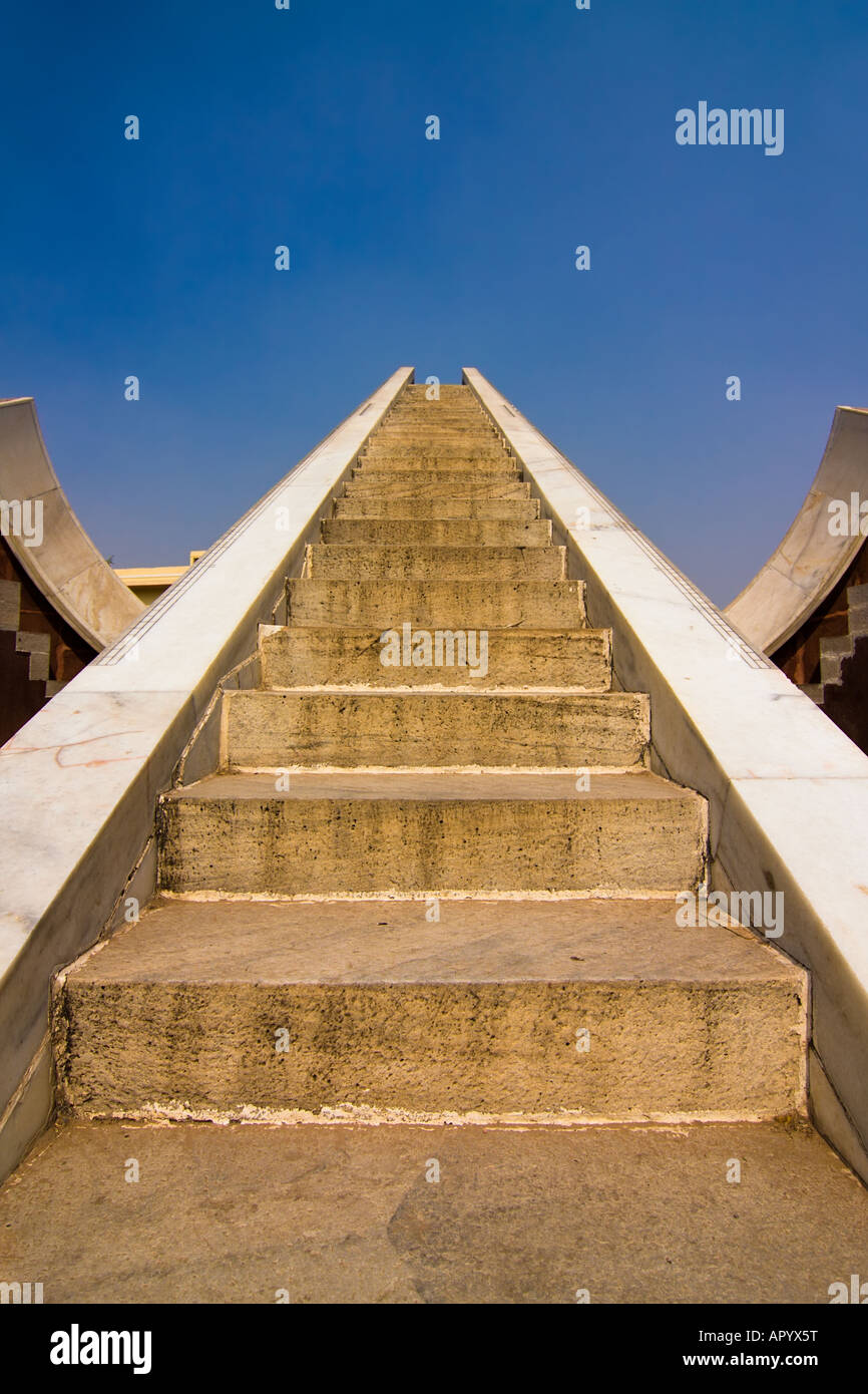 Astronomical instrument at Jantar Mantar observatory - Jaipur ...