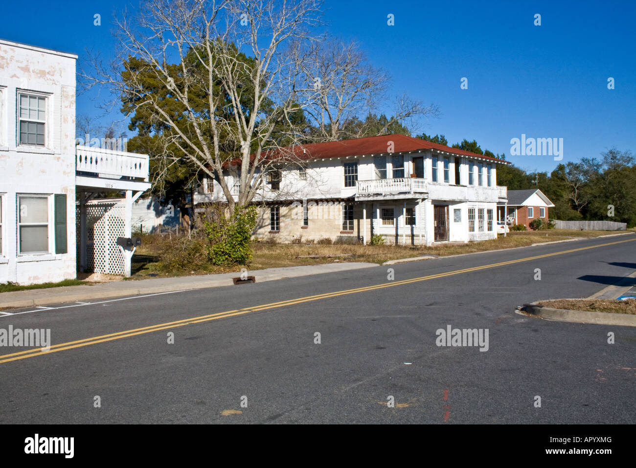 Main street in a small town in Georgia Stock Photo - Alamy