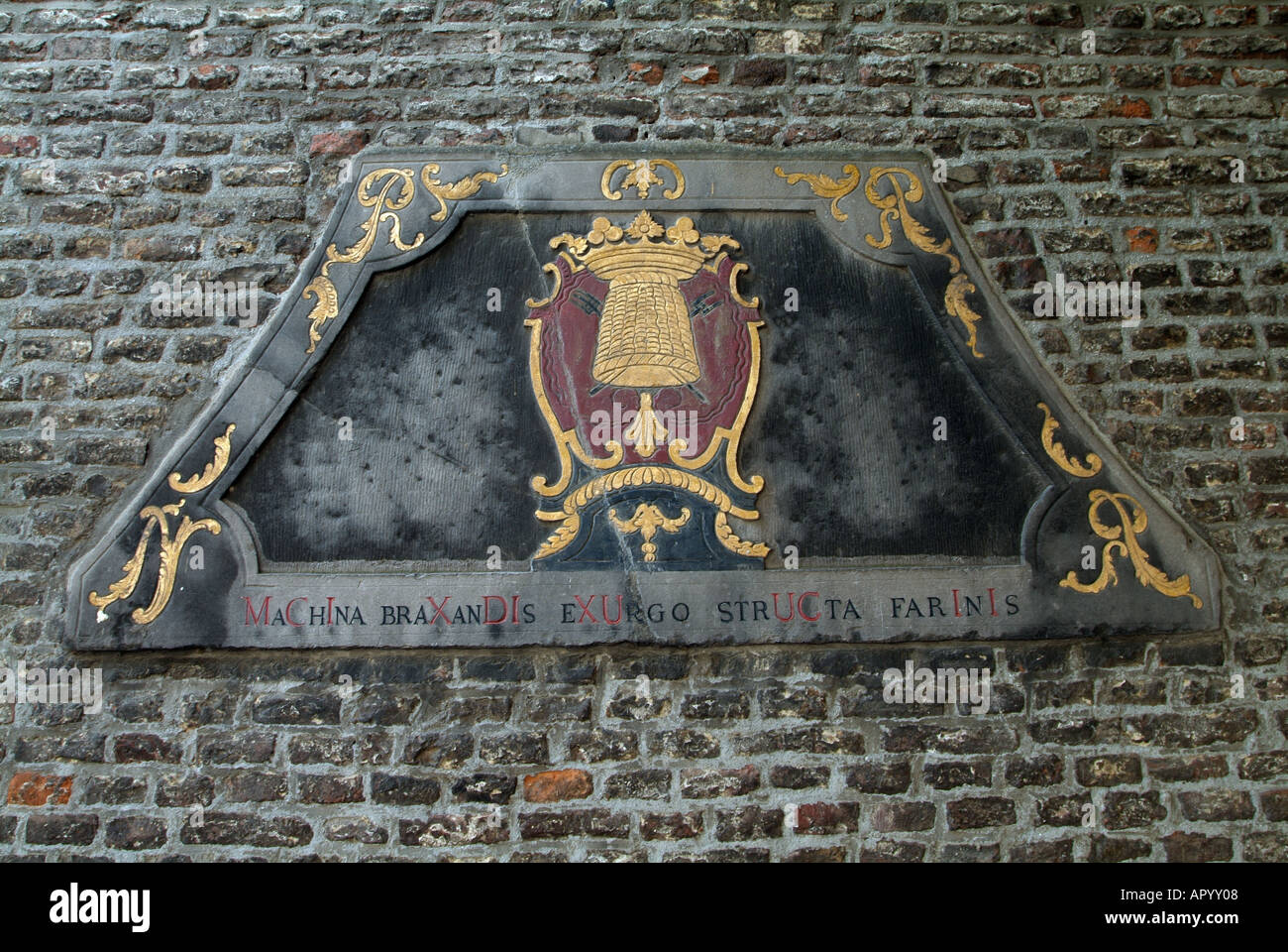 Gable stone Maastricht Holland The Netherlands Stock Photo - Alamy