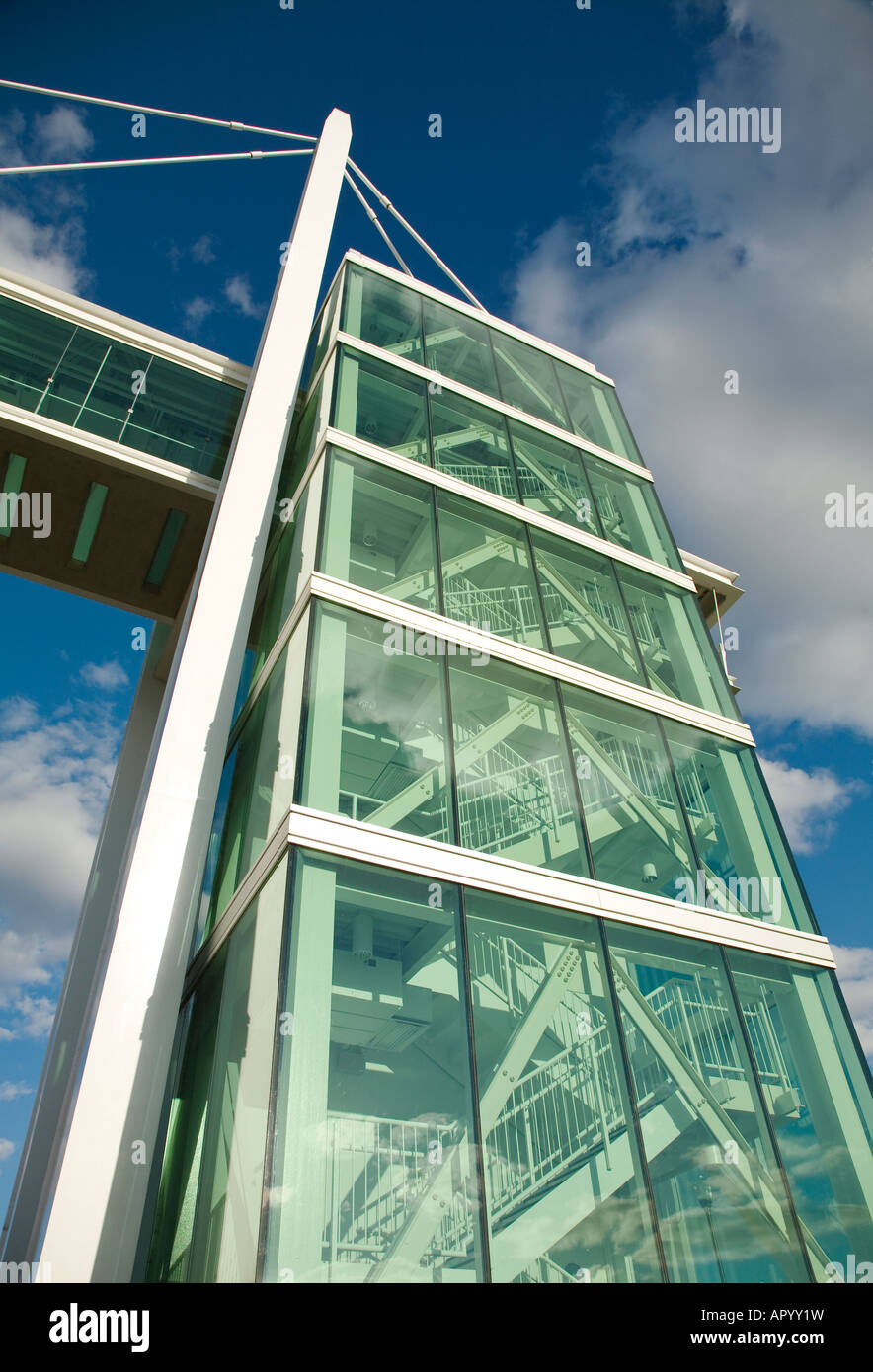 IOWA Davenport Skybridge elevated pedestrian walkway connecting ...