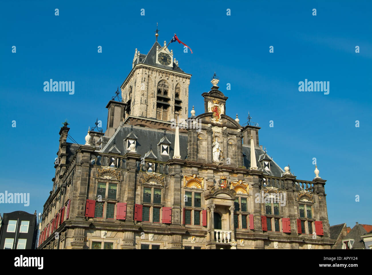 Stadhuis Town Hall Delft Holland The Netherlands Stock Photo - Alamy