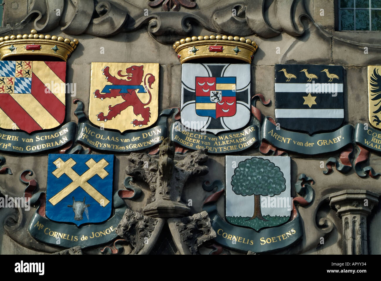 Delft coat of arms hi-res stock photography and images - Alamy