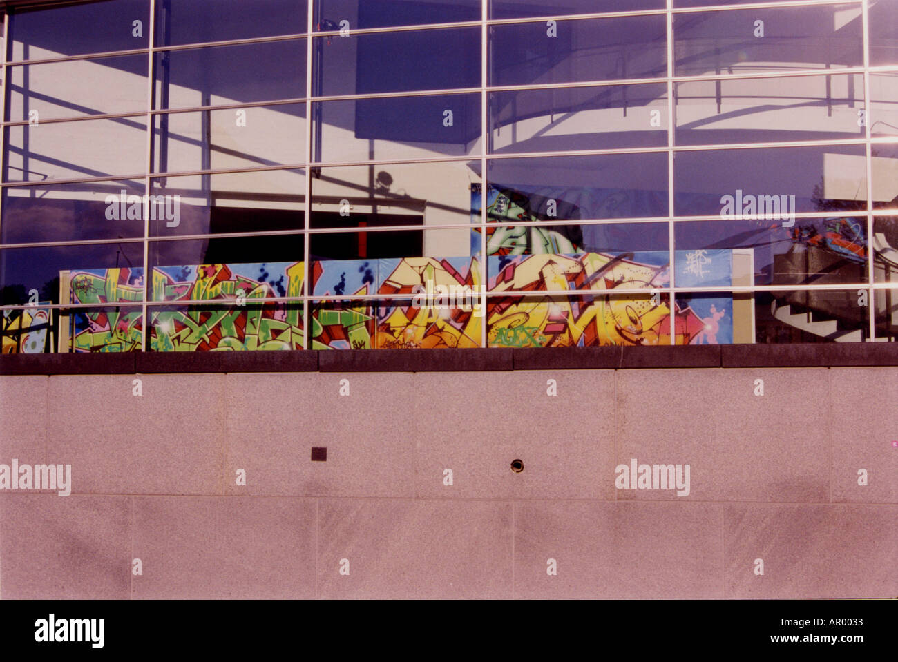 Graffiti on Finnish art gallery Helsinki Finland Stock Photo - Alamy