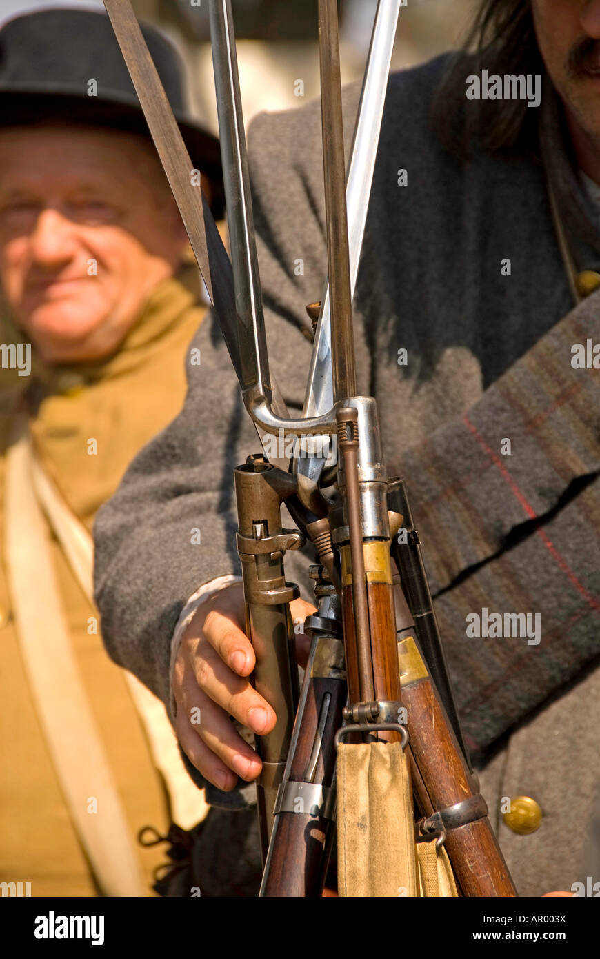Stacked rifles hi-res stock photography and images - Alamy