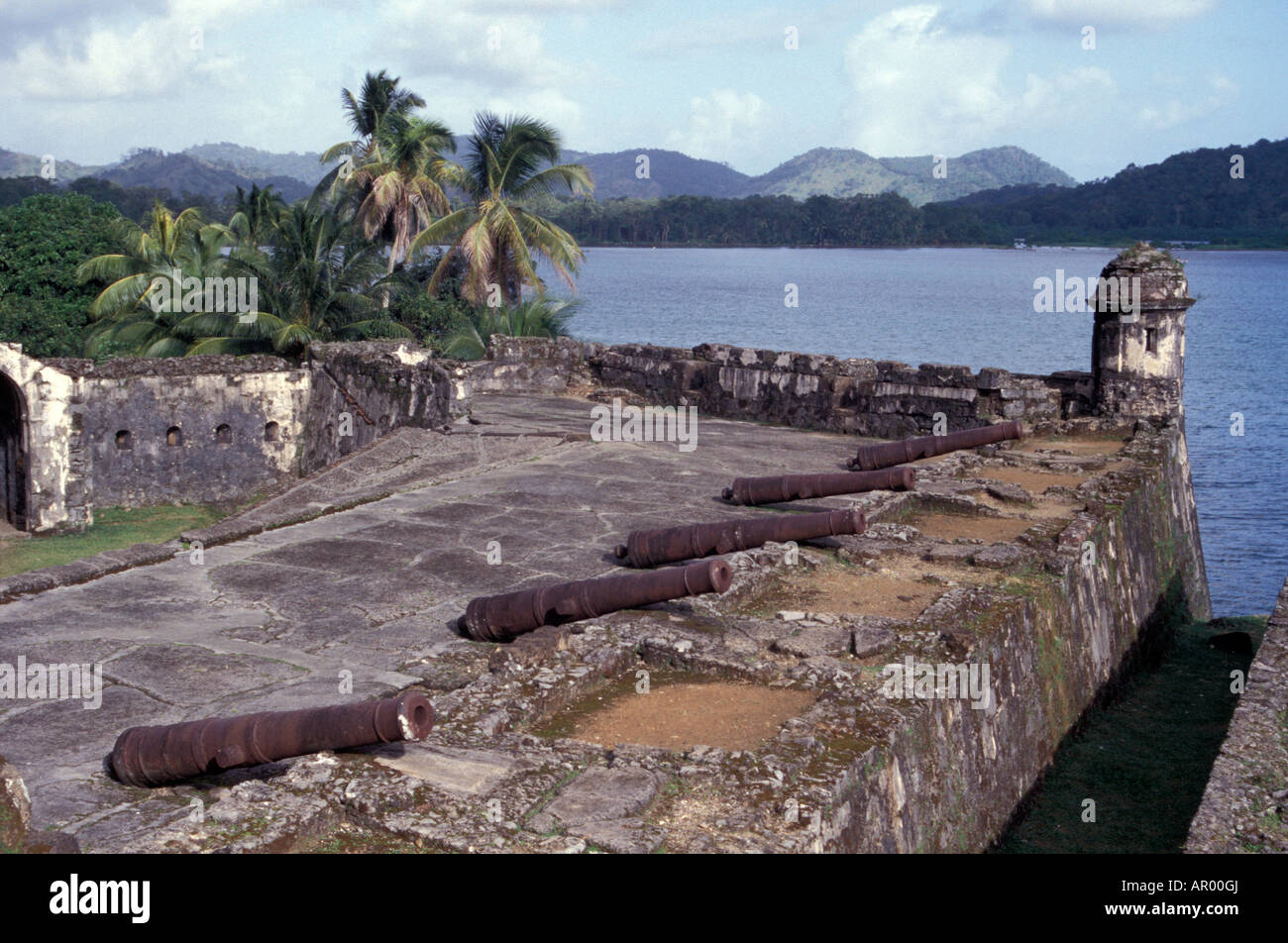 Fuerte Santiago 18th century Spanish colonial fort in Portobelo, Panama ...