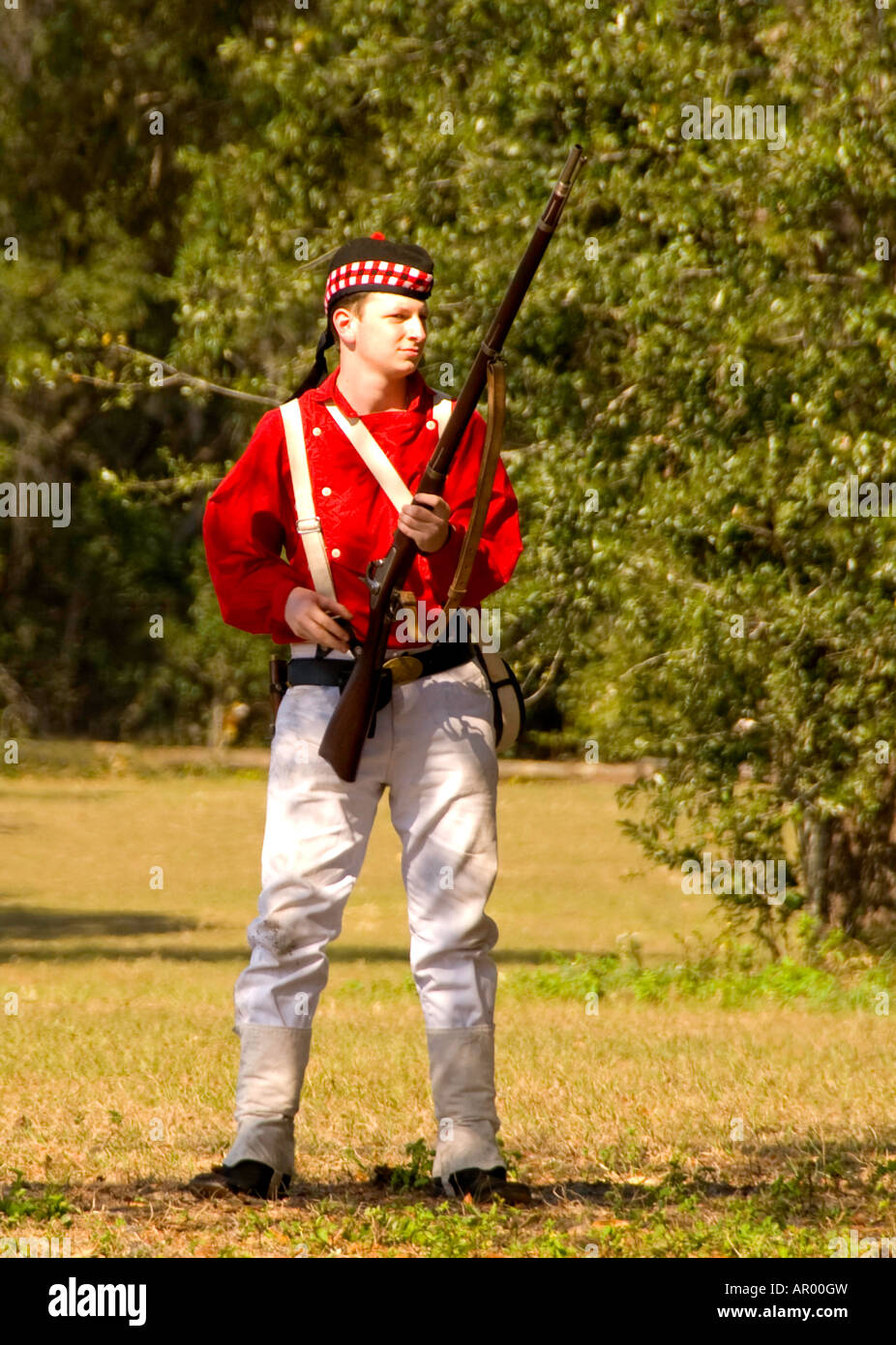 Civil war battle reenactment of Townsends in Mt. Dora Florida Stock ...