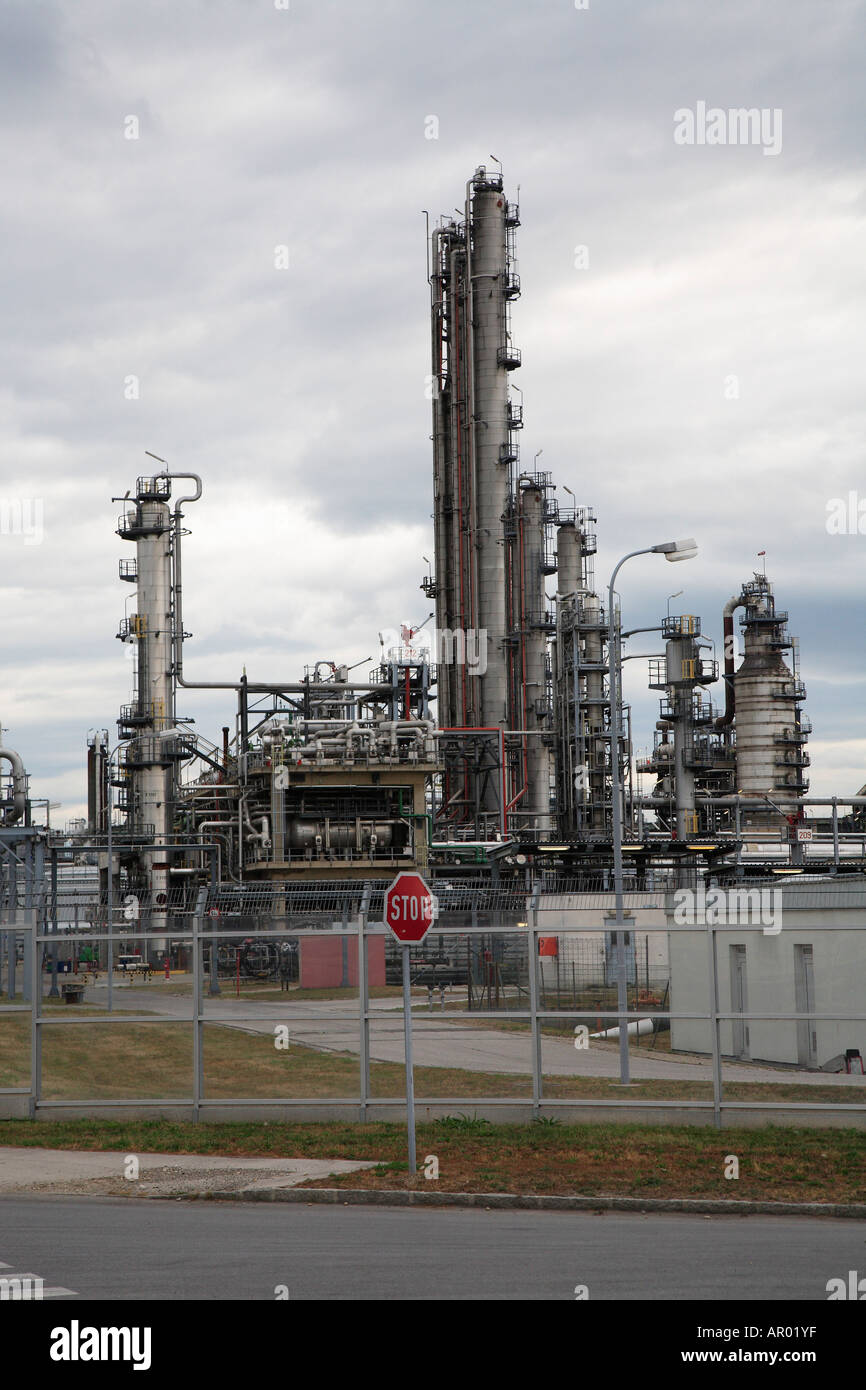 OMV Refinery, Schwechat, Vienna, Austria Stock Photo - Alamy