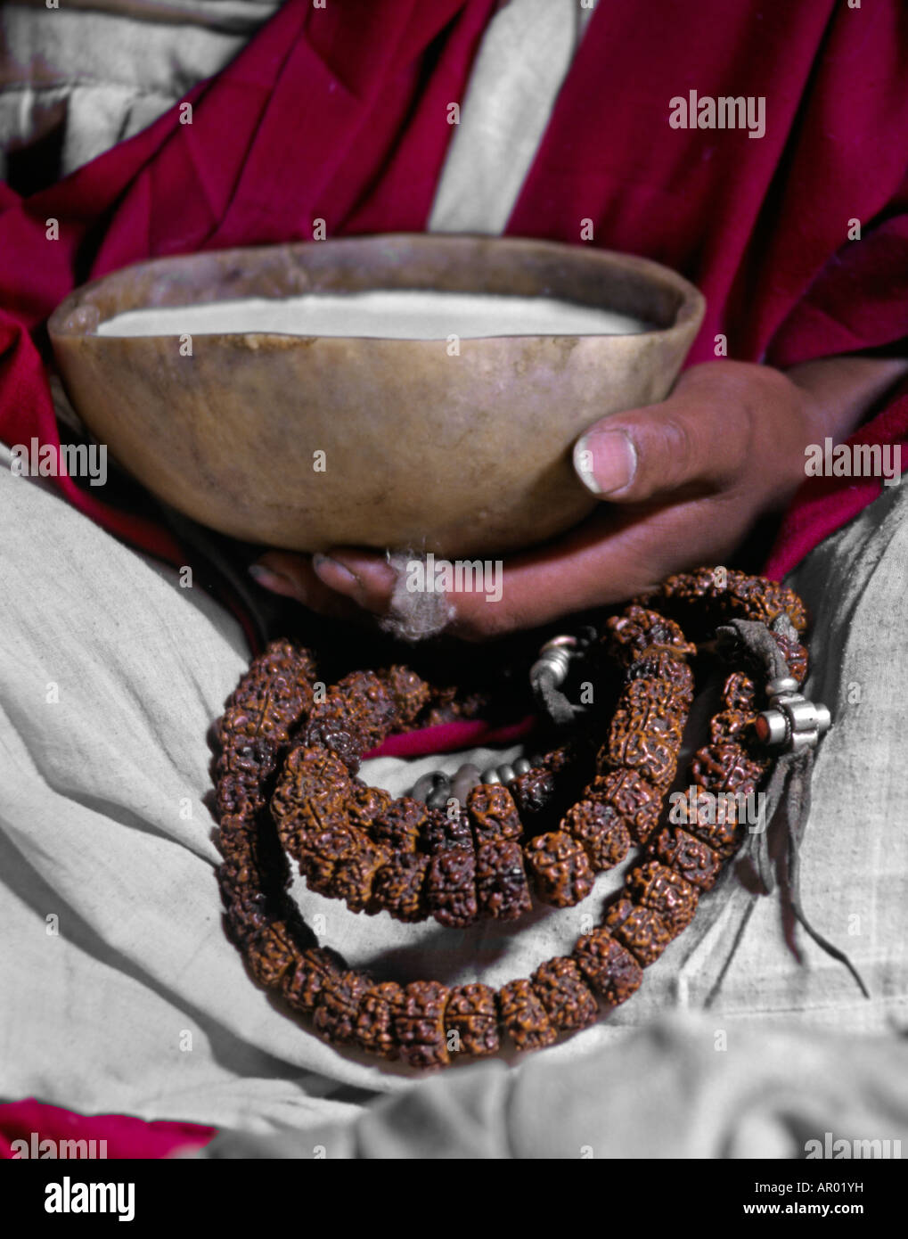 LUNDUP DORJE S also know as LAMA KHARPO the White Robed Monk SKULL CUP ...
