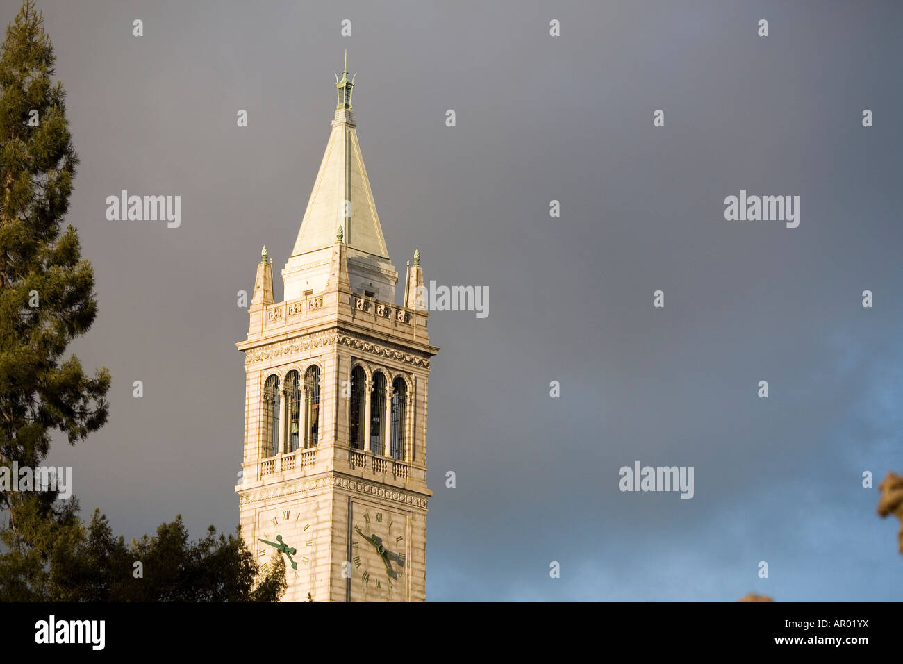 The Sather Tower on the University of California at Berkeley ...