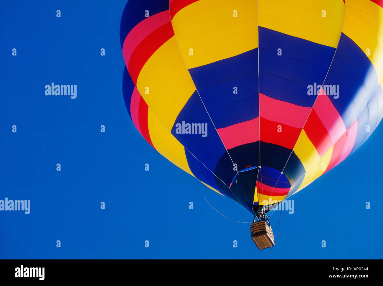 COLORFUL HOT AIR BALLOON Stock Photo - Alamy