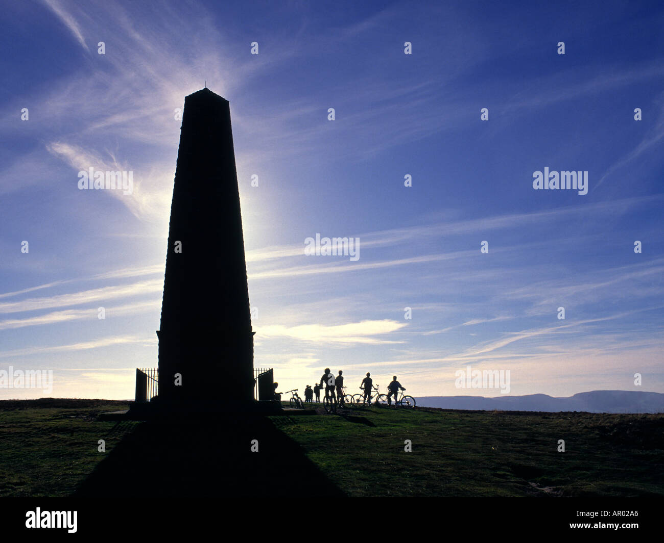 Captain Cook monument situated on Easby Rigg above Great Ayton Stock ...
