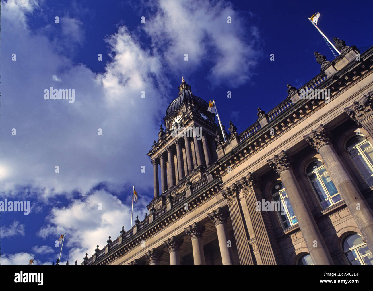 The Victorian City Hall Leeds Yorkshire Stock Photo - Alamy
