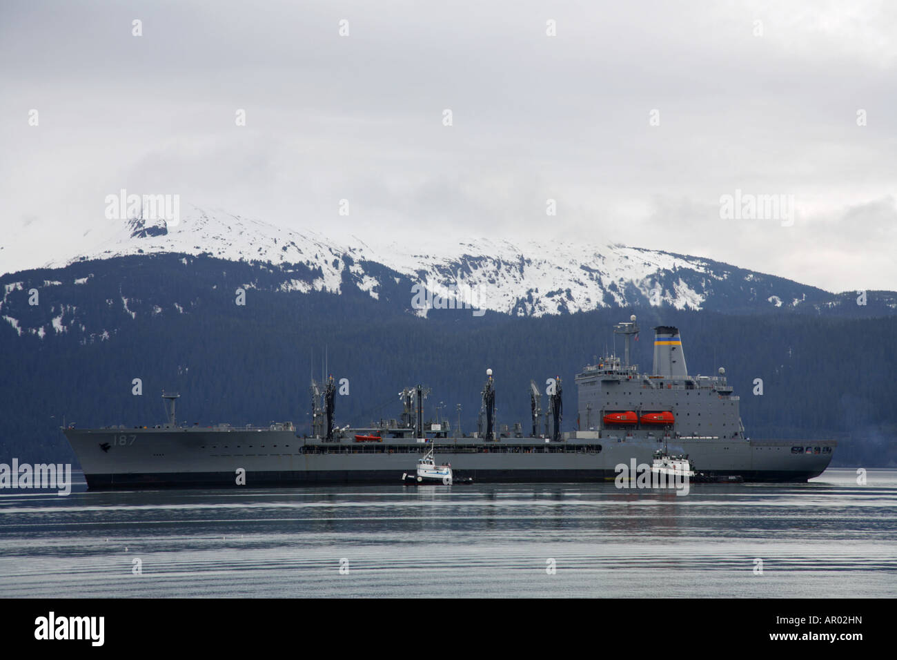 187 Henry J Kaiser is an Kaiser class oiler or bunker ship Stock Photo ...