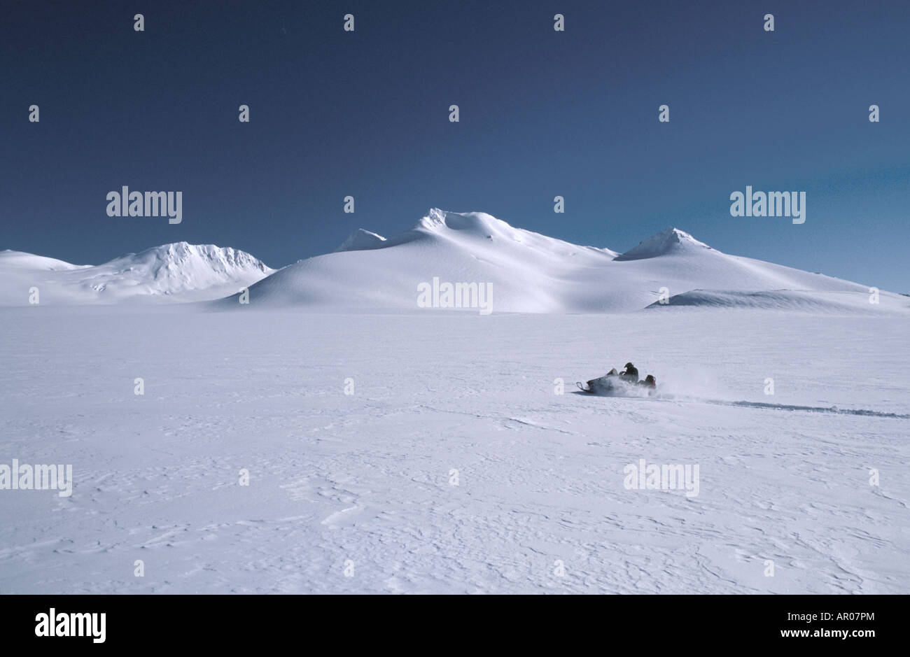Snowmobile Turnagain Pass Winter Kenai Peninsula AK Stock Photo - Alamy
