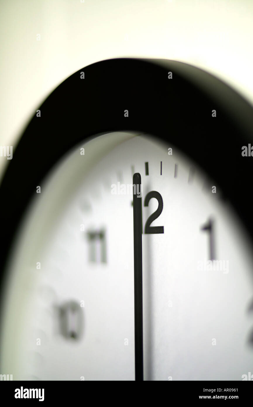 Wall clock late night detail hi-res stock photography and images - Alamy