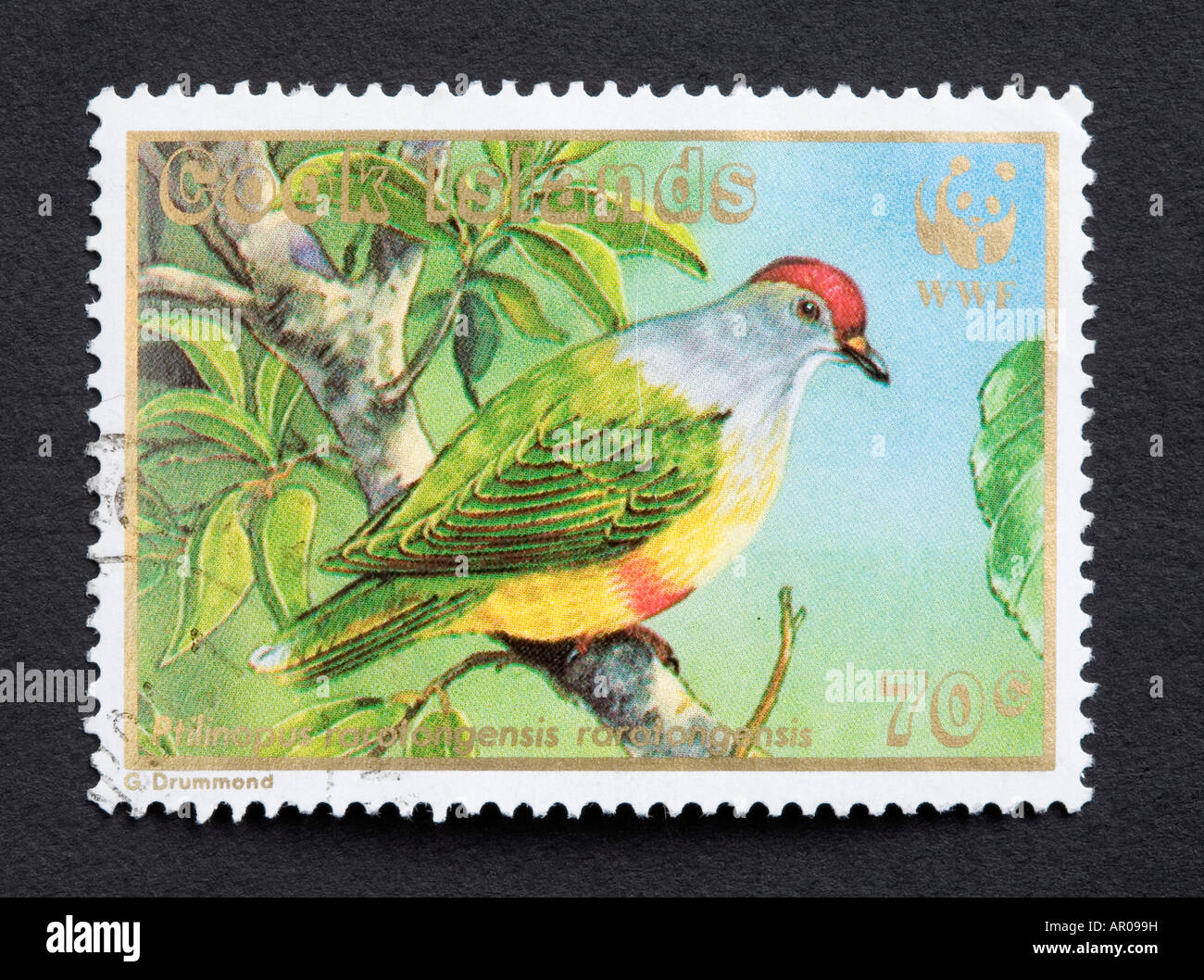Cook Islands postage stamp Stock Photo - Alamy