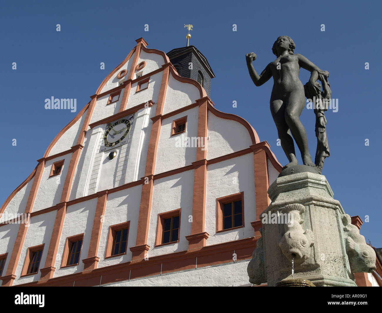 Town hall Grimma, Saxony, Germany Stock Photo - Alamy
