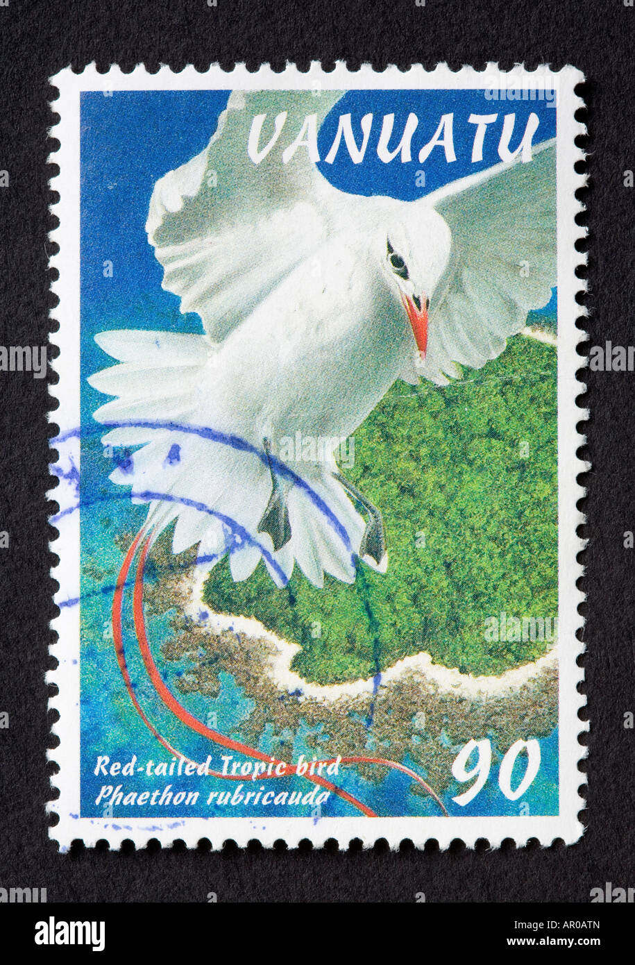 Vanuatu postage stamp Stock Photo - Alamy