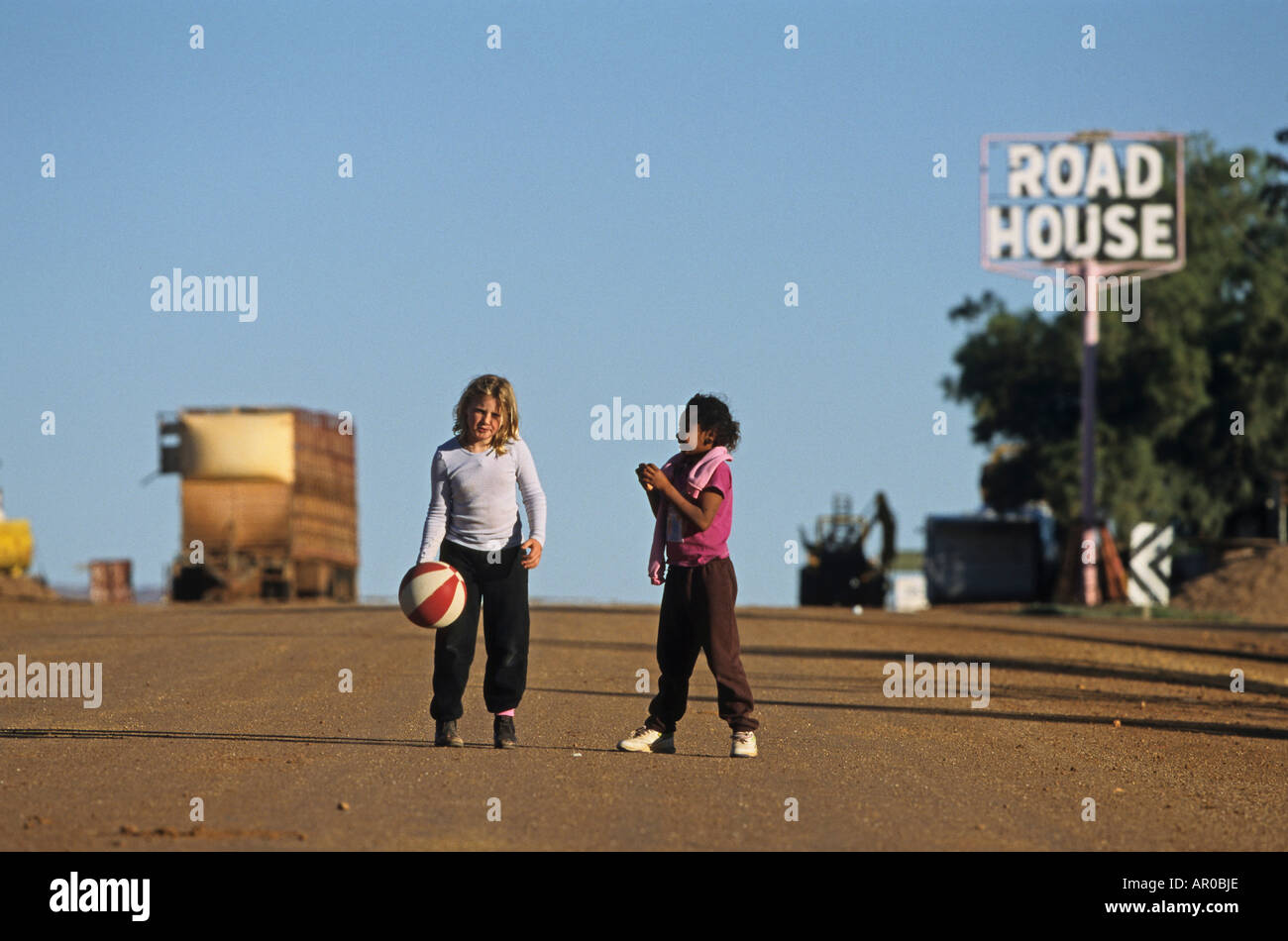 Oodnadatta, Pink Roadhouse, Australien, South Australia, Oodnadatta ...