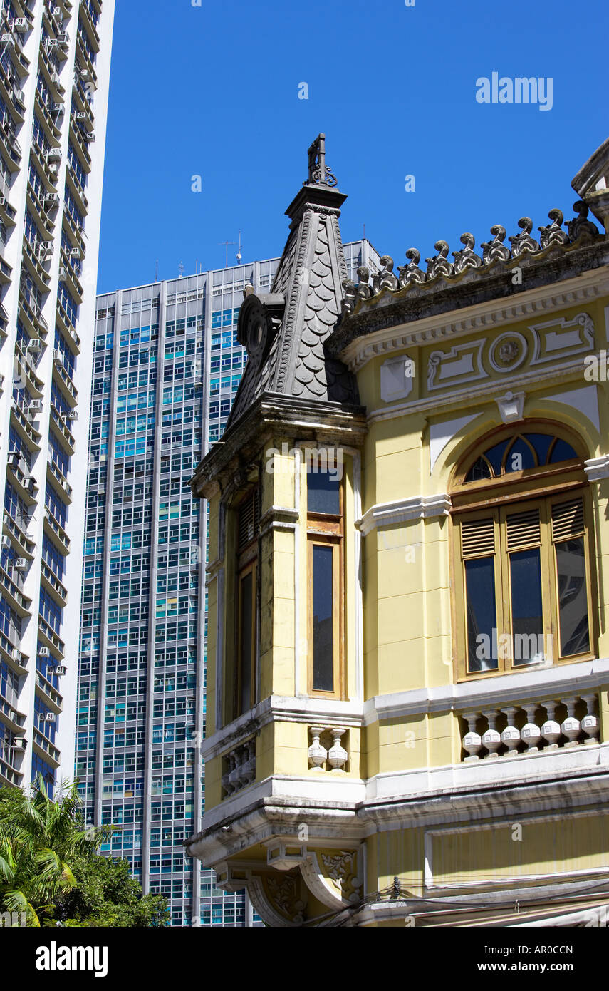 Old and new architecture together in the Centro Central area of Rio De ...