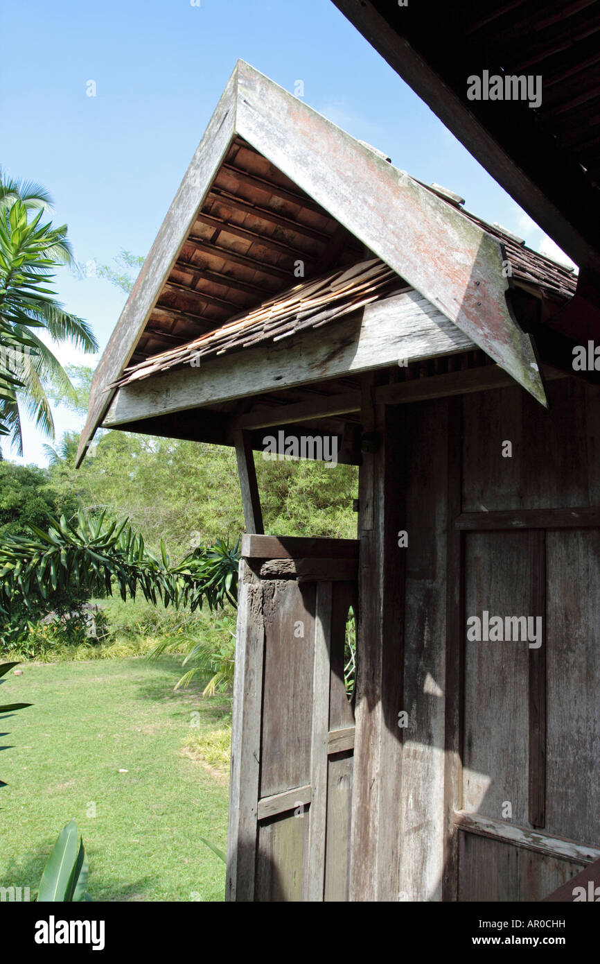 Roof Traditional Wooden Malay House High Resolution Stock Photography ...